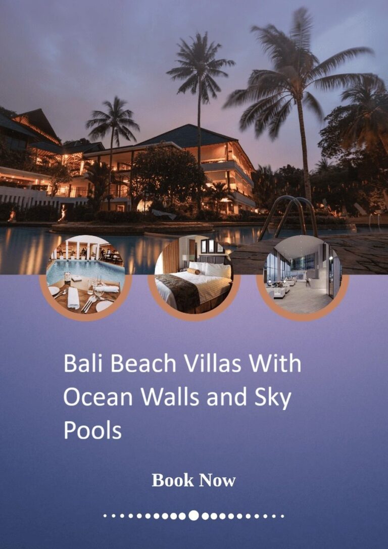 Bali Beach Villas With Ocean Walls and Sky Pools – Newsflash.ADM